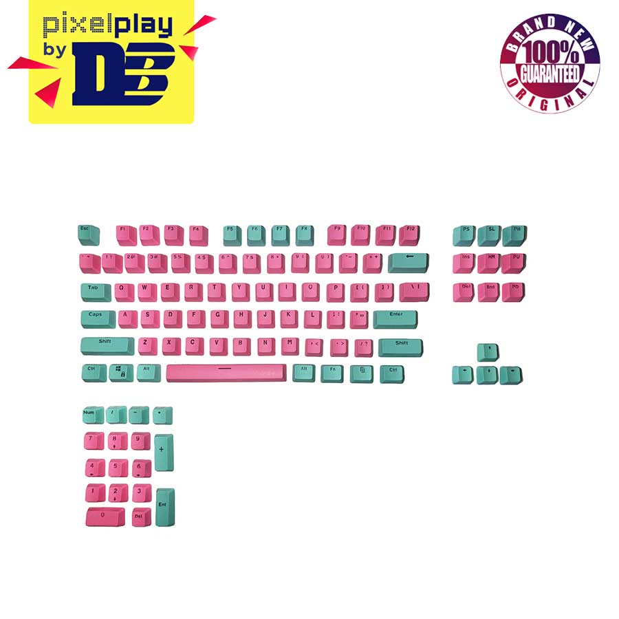 104 Doubleshot OEM PBT Keycaps (Miami) | Shopee Philippines