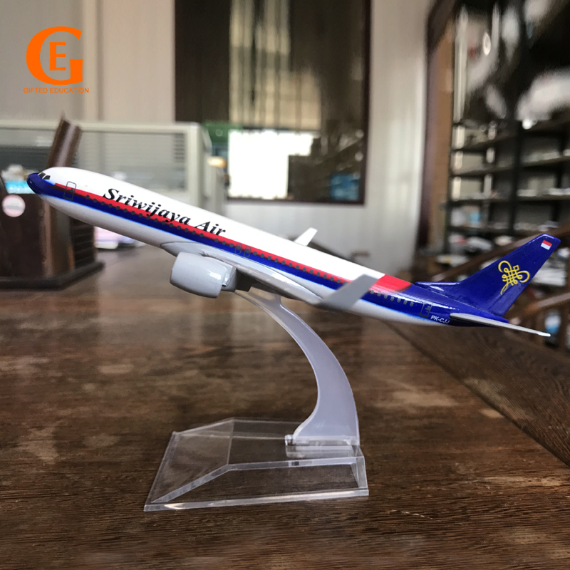 Sriwijaya Air Diecast Boeing 737 Aircraft Model Indonesia B737 Metal ...