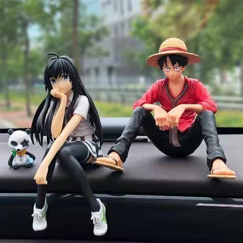 Yukino Luffy One Piece Anime Car Dashboard Decoration Figure ...