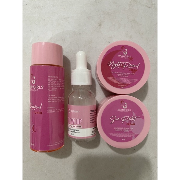 SOUTH GIRLS REJUVENATING SET 5 in 1 WITH SERUM / SOUTHGIRLS SKIN EXPERT ...