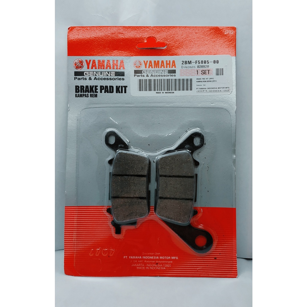Front Brake Pads Mio M3/N-Max/Aerox/Lexi/Gear 125/Freego | Shopee ...