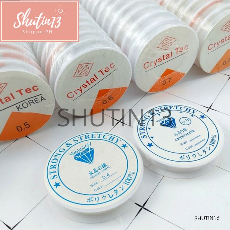 Transparent Elastic Stretchable Nylon Crystal Tec for DIY Accessories ...