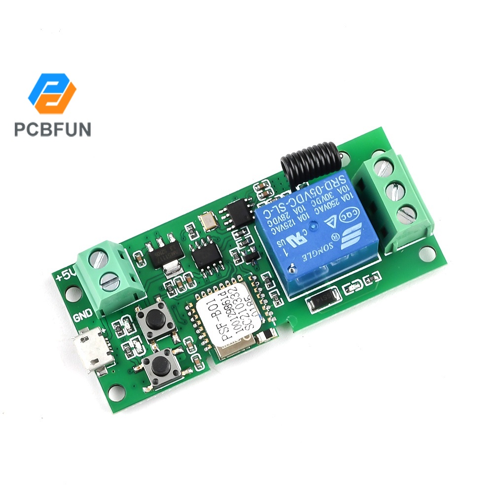 Pcbfun Automatic Door Ewelink 433Mhz Remote Control 5V Self-Lock Smart ...