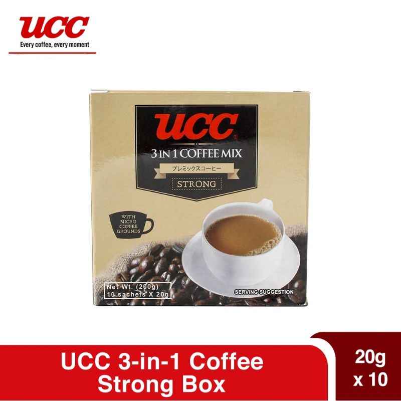 UCC 3in1 Coffee Mix 20g x 10 sachets | Shopee Philippines
