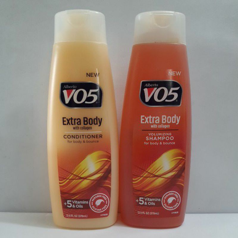 VO5 EXTRA BODY With Collagen Shampoo & Condtioner Set (370 ml) | Shopee ...