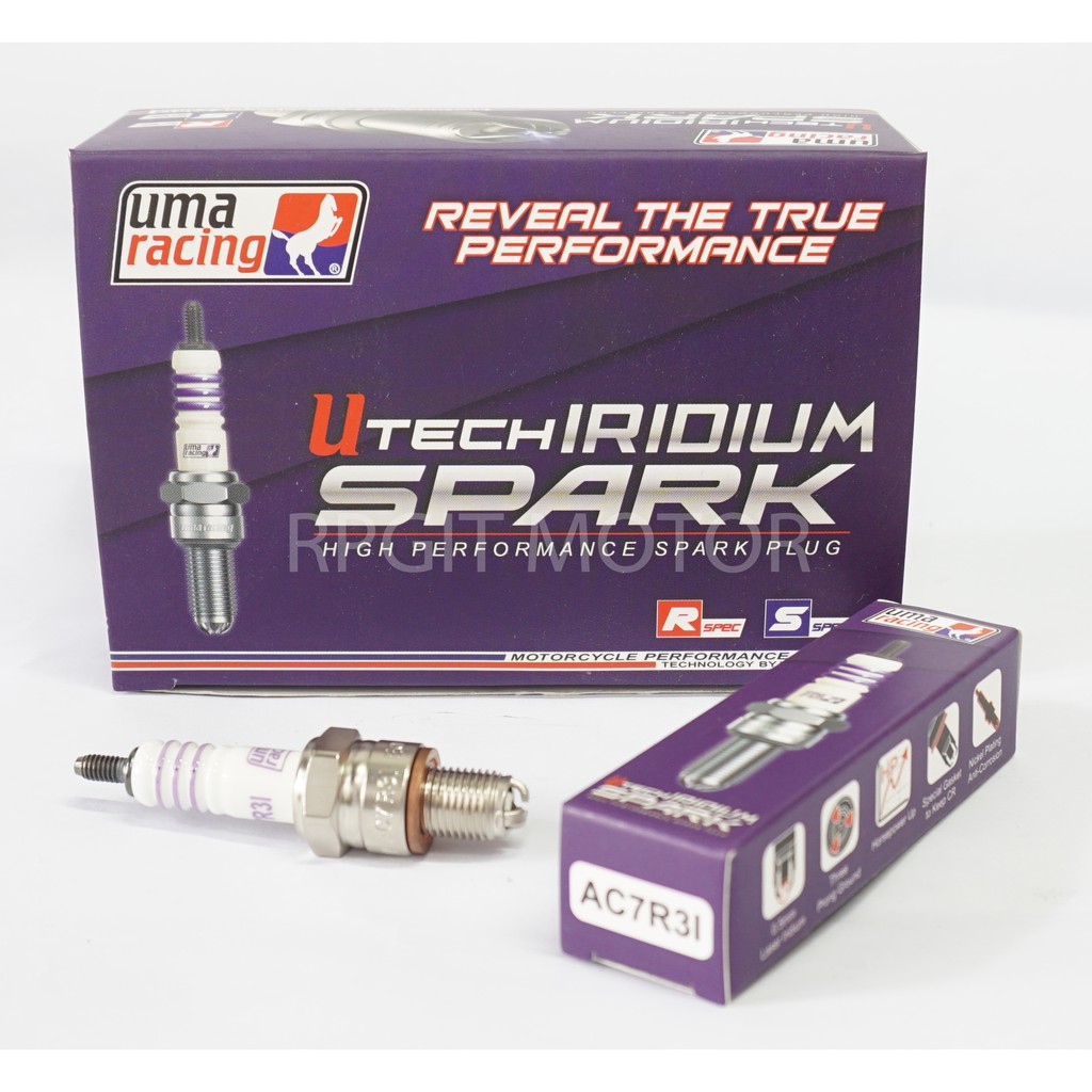Uma Racing UTECH Iridium Spark plug (Short thread) | Shopee Philippines