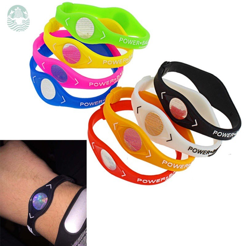 Power Energy Health Original Bracelet Silicone Sport Wristbands Balance ...