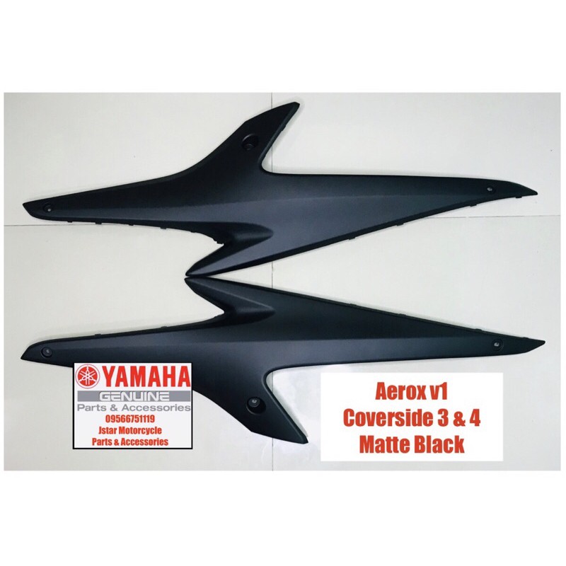 Aerox 155 coverside 3 & 4 (Z fairings / spada ) Yamaha Genuine 900each ...