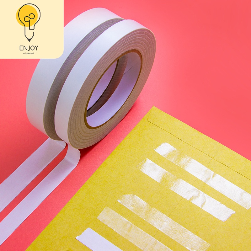 Strong Adhesion DOUBLE SIDED TAPE SCHOOL SUPPLIES Sticky Powerful ...