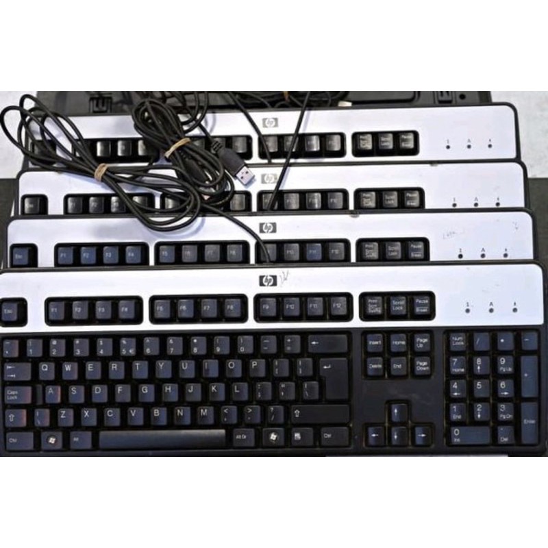 Hp USB BRANDED KEYBOARD Brand LIKE NEW | Shopee Philippines