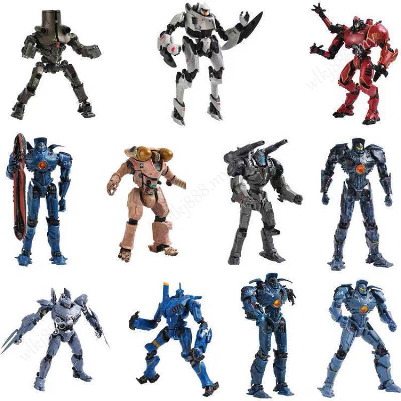 Pacific Rim NECA 7 Inch Mecha Gipsy Danger Crimson Typhoon Striker ...