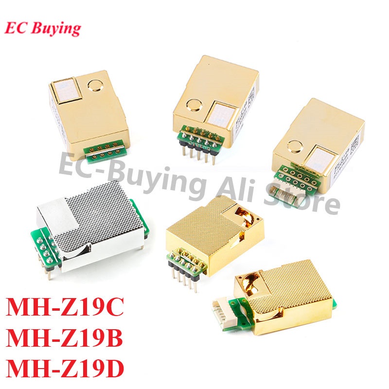 MH-Z19 MH-Z19C MH-Z19B MH-Z19D IR Infrared CO2 Sensor Module Carbon ...