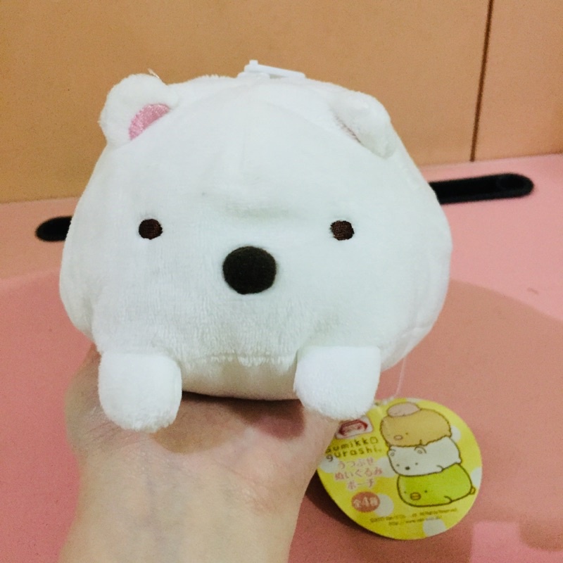 Sumikko Gurashi Shirokuma pouch plush with tag | Shopee Philippines