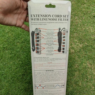 Panther Extension Cord Voltage Surge Protector PSP-0818 Heavy Duty ...