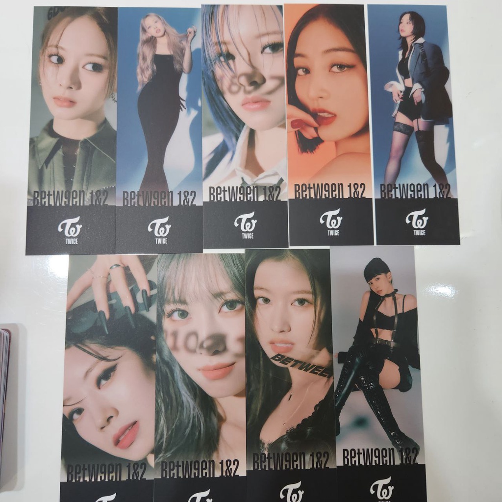 TWICE - 11th Mini Album BETWEEN 1&2 soundwave Luckydraw Photo bookmark ...