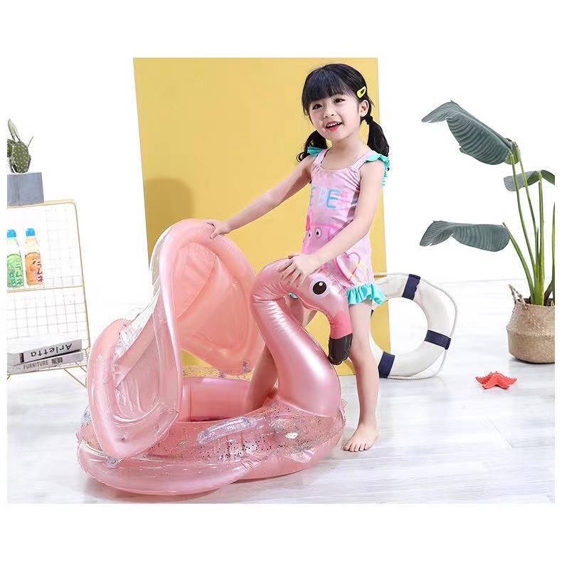 sequin glitter Baby swimming ring for girls salbabida floater ...