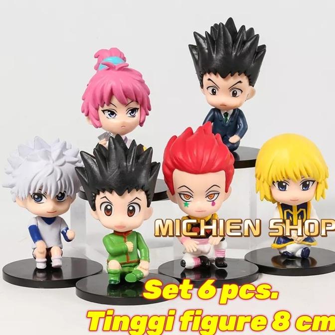 New Complete Anime Toys Figure Set Hunter X Hunter - 1 Set Contents 6 ...