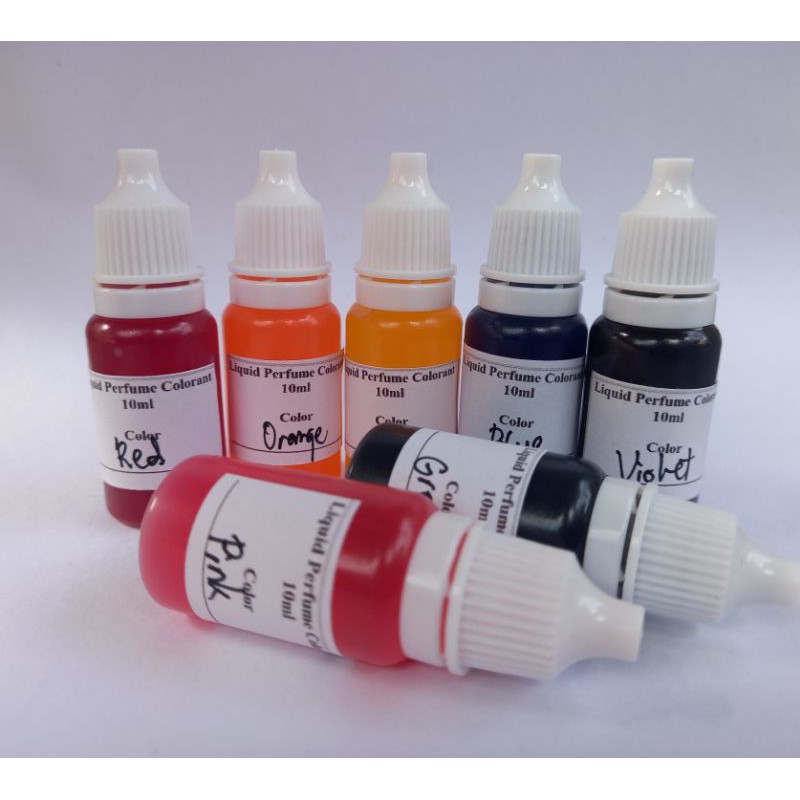 10ml Liquid perfume colorant, water soluble | Shopee Philippines