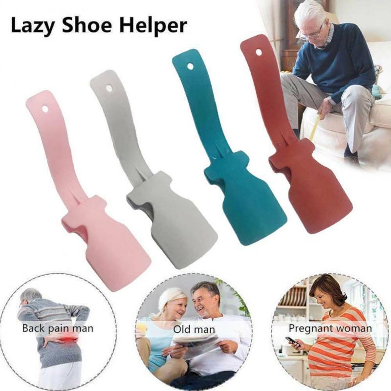 1 Pair Lazy Shoe Helper Unisex Wear Shoe Horn Helper Shoehorn Shoe Easy ...