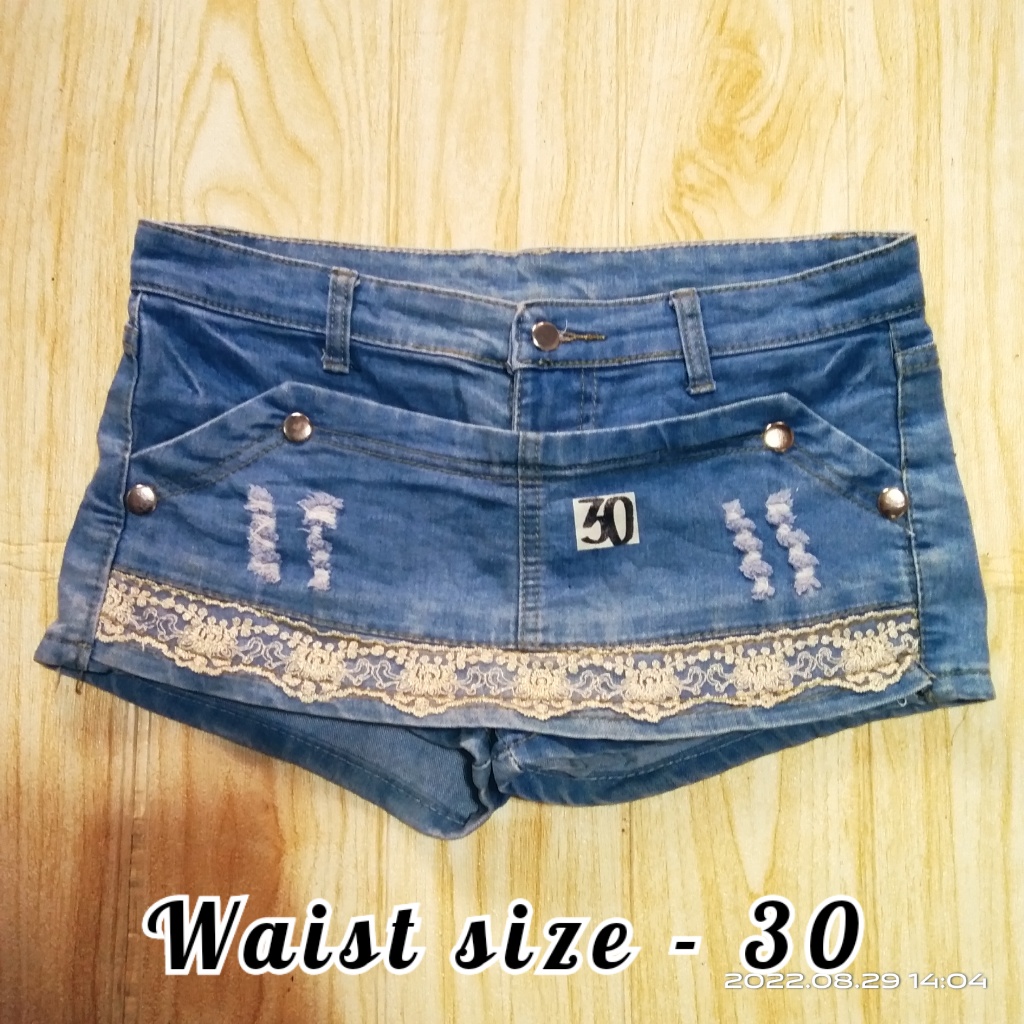 SKORT HIGHWAIST/PALDA SHORT DENIM | Shopee Philippines