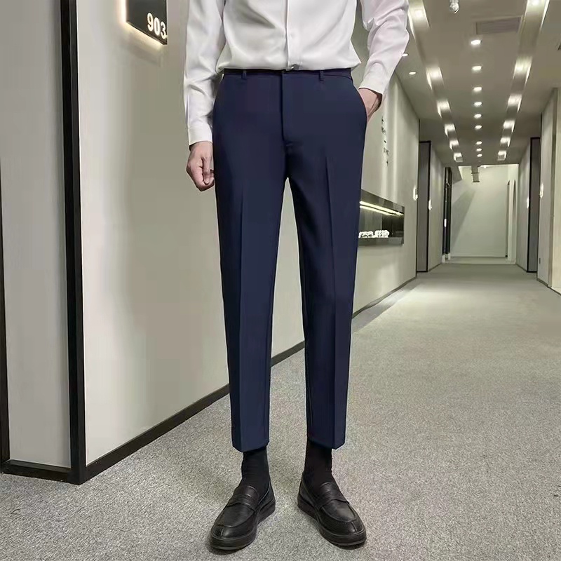 JL Classic Korean Trouser Slacks for Men 6 Colors Ankle Cut Slim fit ...