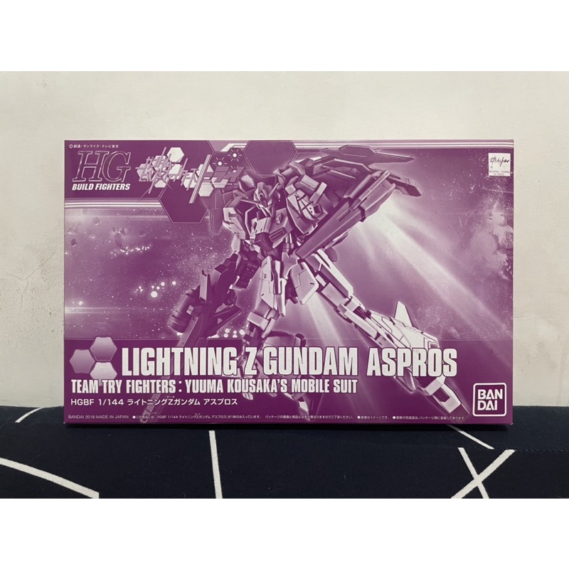 P-Bandai 1/144 HGBF Lightning Z Gundam Aspros | Shopee Philippines