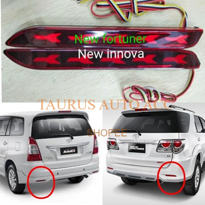 Innova new 2009-2015/Fortuner new 2012-2014 LED bumper lights | Shopee ...