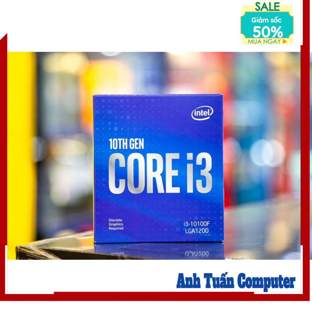 Cpu Intel Core i3 10100 3.6GHz turbo up to 4.3GHz, 4 Cores 8 (Genuine Box) | Shopee Philippines