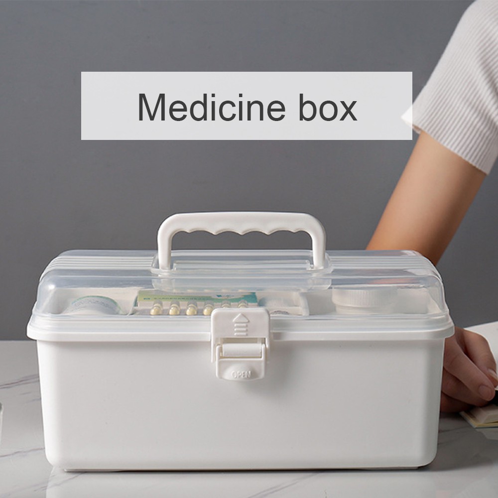 LOCAUPIN Japanese Style Emergency Medicine Kit Storage Case Box ...