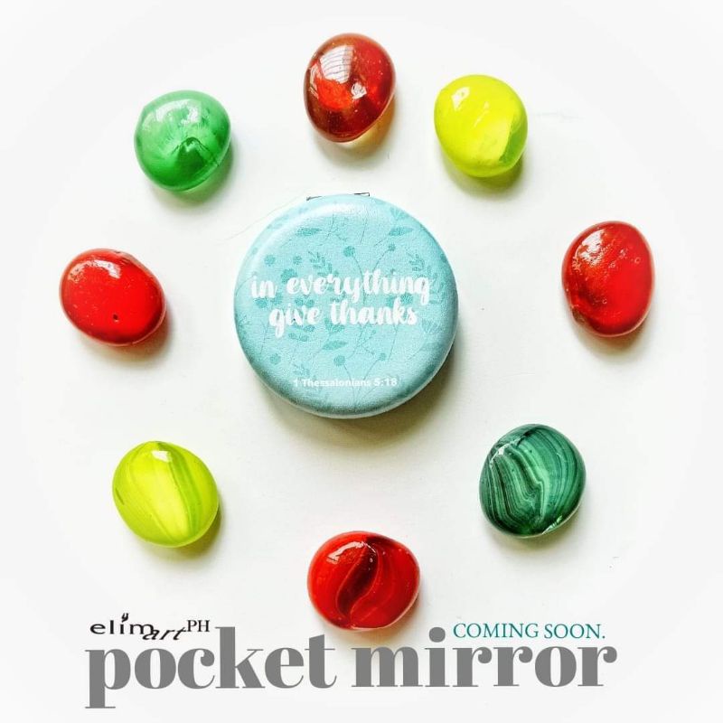 Elim Art PH Round Compact Mirror (double mirror) | Shopee Philippines