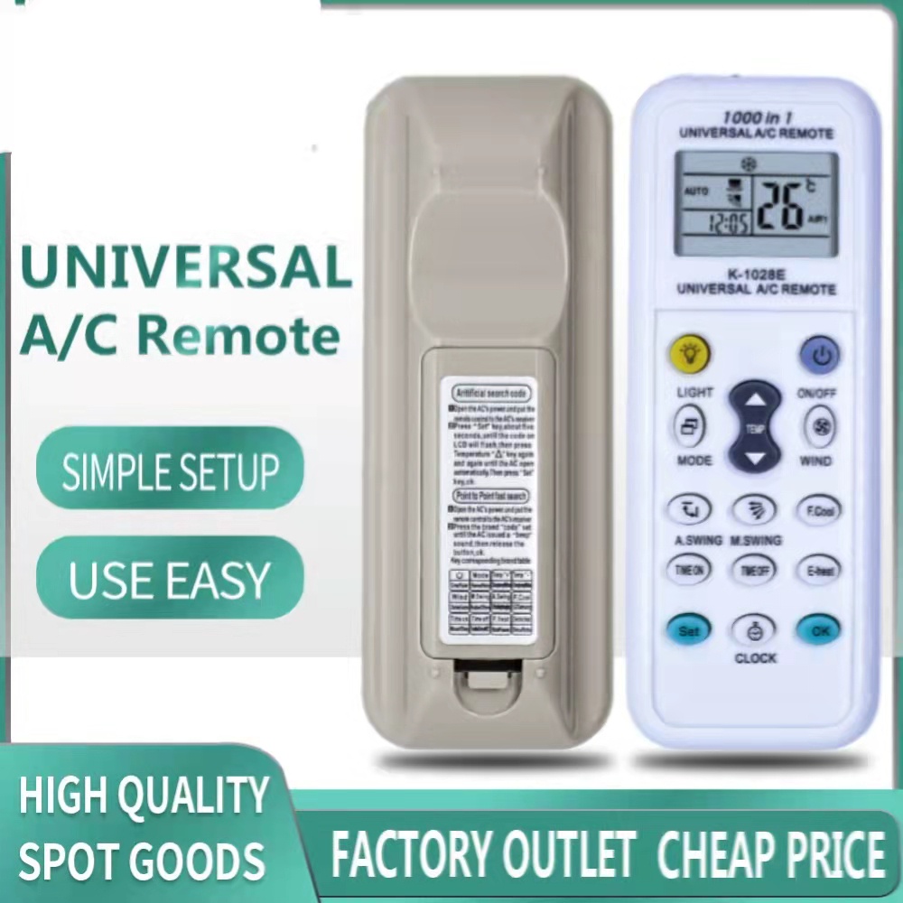 Universal A/C Remote Control 1000 in1 Wireless Air conditioner Remote ...