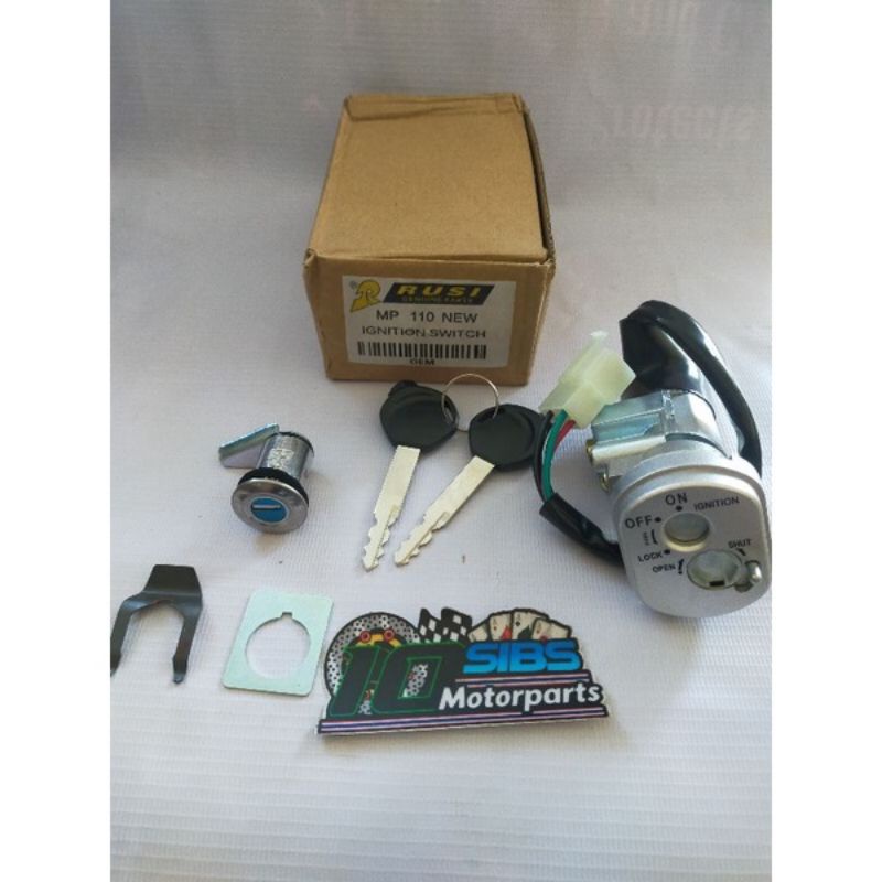 Ignition Switch with Key Back Rusi Mp110 | Shopee Philippines
