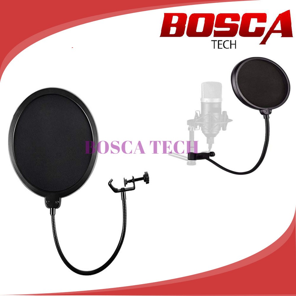 Professional Microphone Pop Filter Studio Microphone Mic Wind Screen ...
