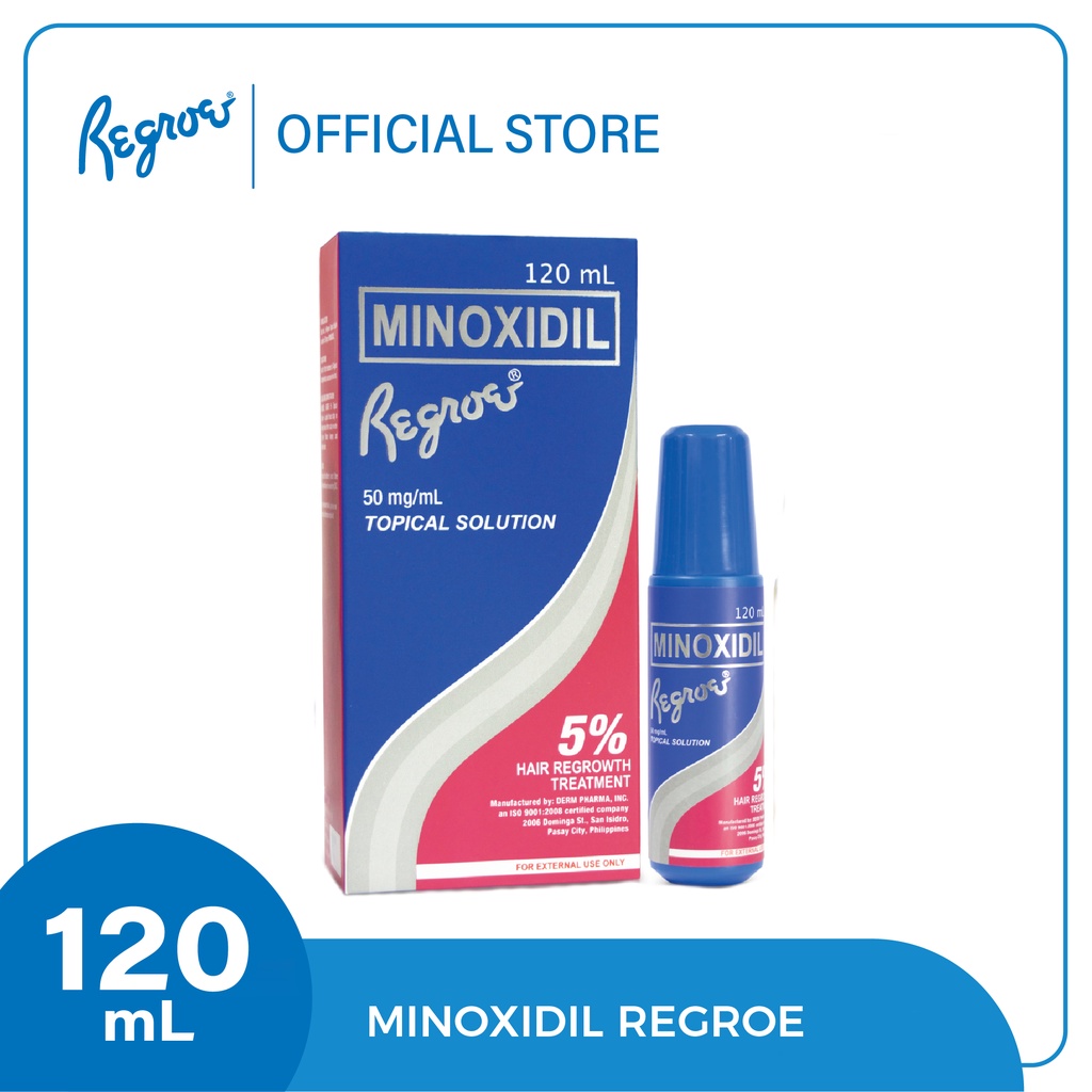 Regroe Minoxidil 5% 120mL | Shopee Philippines