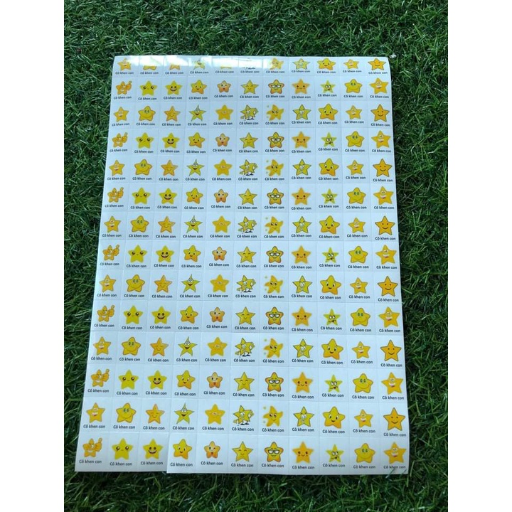 Student reward Sticker - Golden star, about 160 stickers (I praise you ...