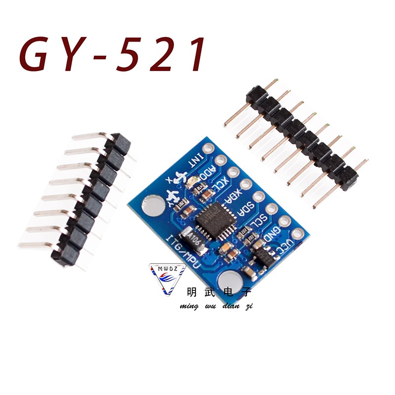 GY-521 MPU-6050 Module Three-axis Acceleration Gyroscope 6DOF Module ...