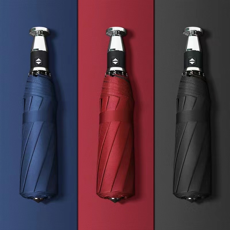 FLY Plain Automatic Umbrella UV 10ribs for 2person | Shopee Philippines