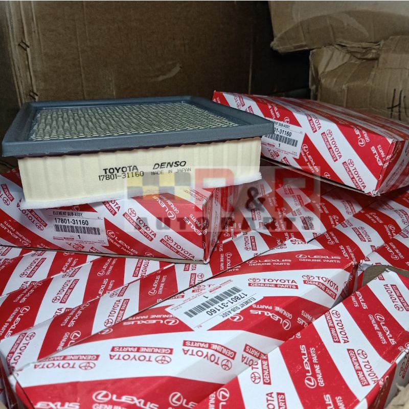 ORIGINAL AIR FILTER FOR TOYOTA HIACE GL GRANDIA DELUXE 2019 UP 17801 ...