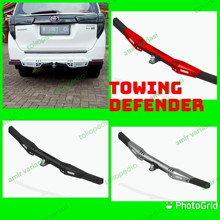 Top Towing bar Rear bumper Guard DEFENDER All new Innova Reborn with ...