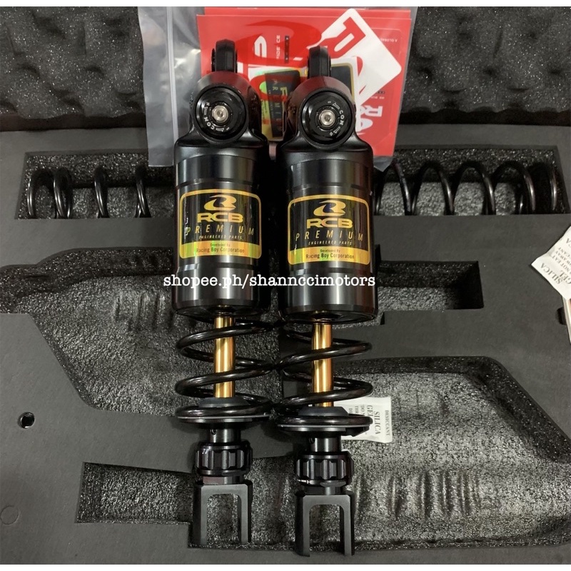 RCB DUAL SHOCK VD SERIES AEROX / NMAX V2 305MM - PREMIUM BLACK EDITION ...
