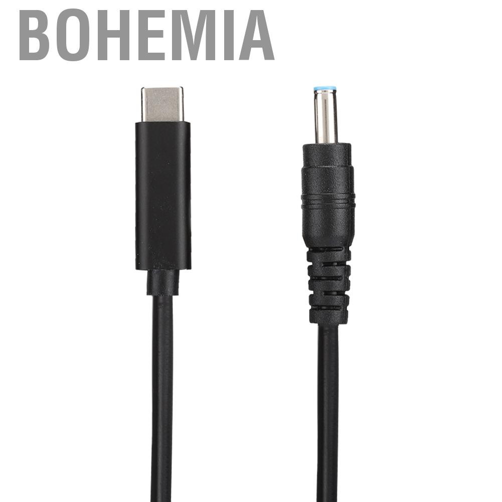 Bohemia DC Plugs Cable 19V 65W PD Induction Chip USB to 4.5mm x 3.0mm ...