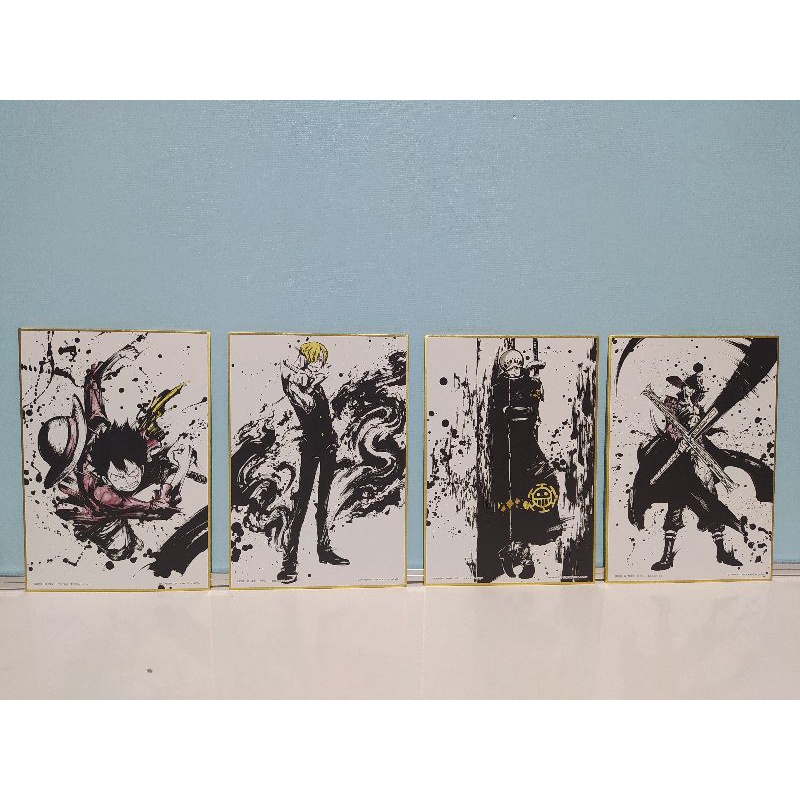 Ichiban Kuji One Piece C Award Black Ink Paper/Shikishi | Shopee ...