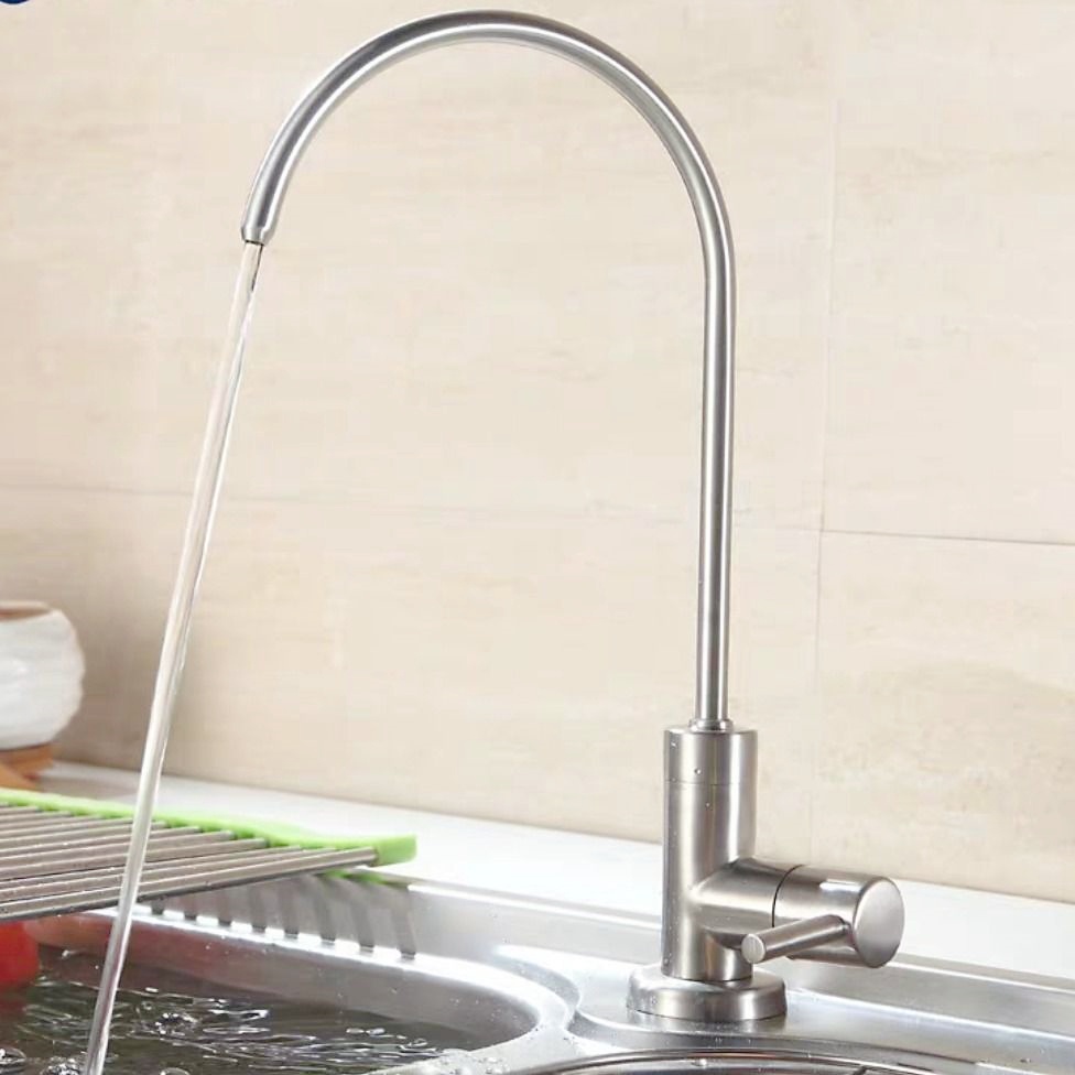 Water purifier faucet G1/4" faucet 304 stainless steel RO reverse ...