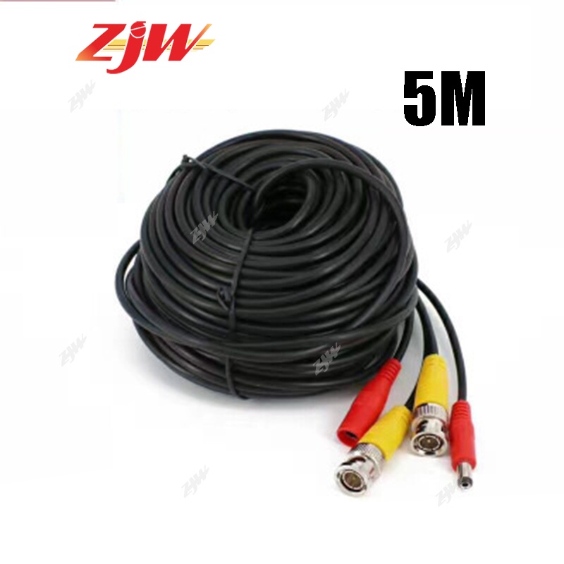 ZJW 5M 10M 20M 30M 40M BNC RG59 Video Power Siamese Cable Security ...