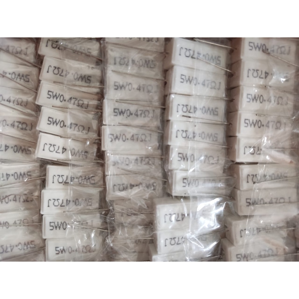 Lime Resistor 5 watt 5w 5watt micron 0.47 | Shopee Philippines