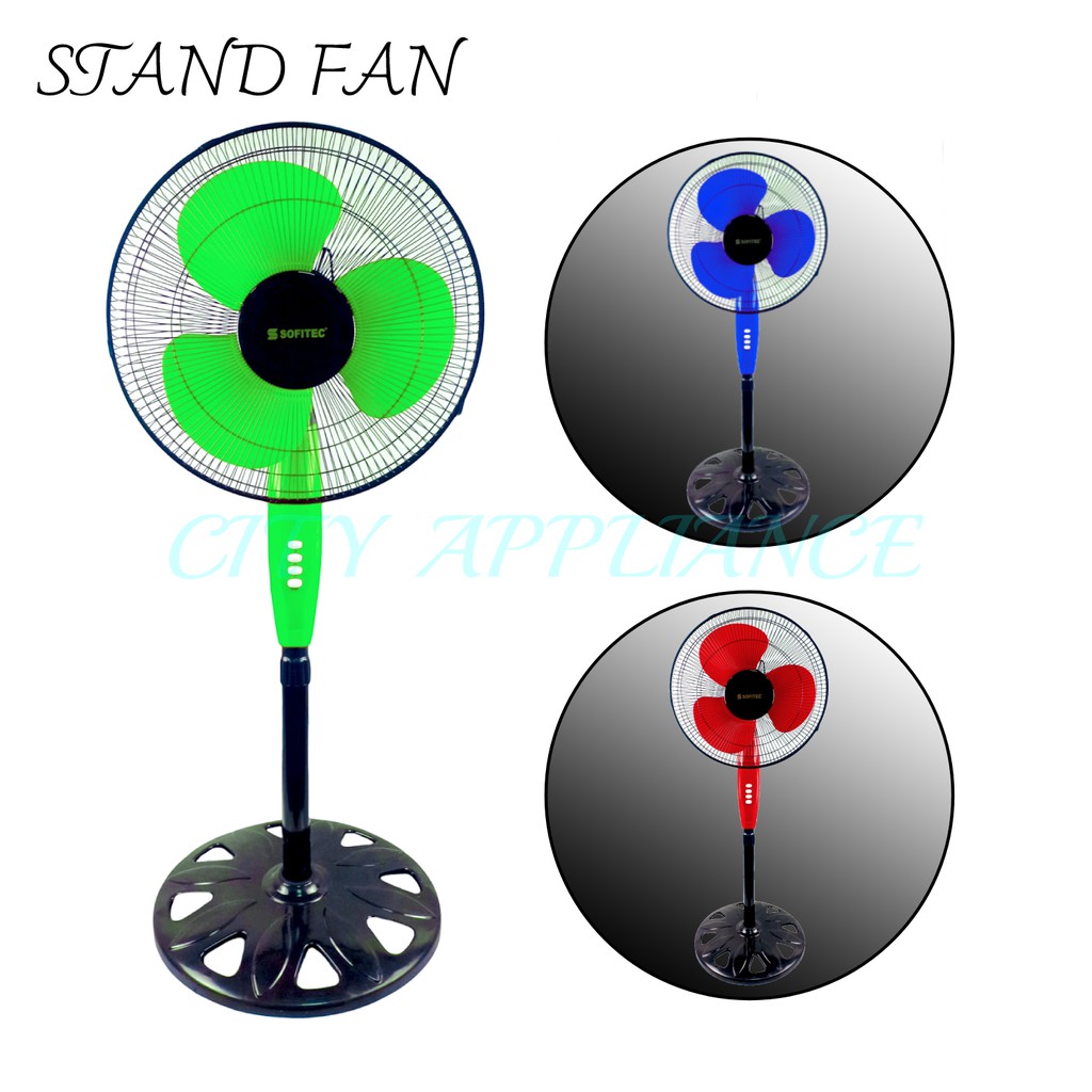 Stand Fan Plastic Blade Electric Fan Industrial Floor Fan 16’ Plastic ...
