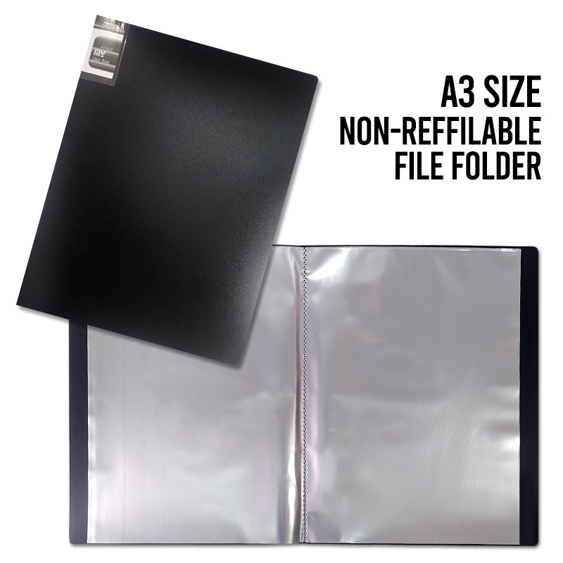 VC Art A3 Clear Holder File Refillable Strong Hold High Thickness ...