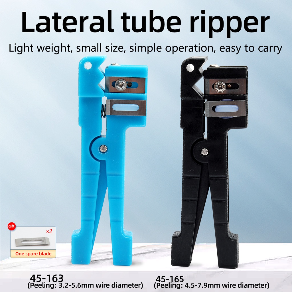 45-163 Coaxial Cable Stripper Transverse Beam Tube Open and Stripping ...