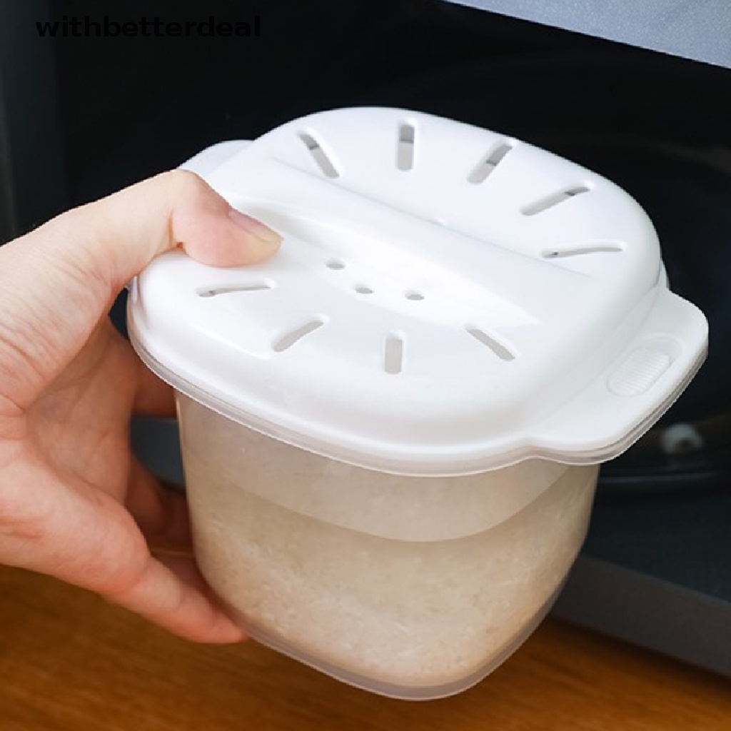 Withbetter Microwave Oven Rice Cooker al Steamer Soup Cooking Bento ...