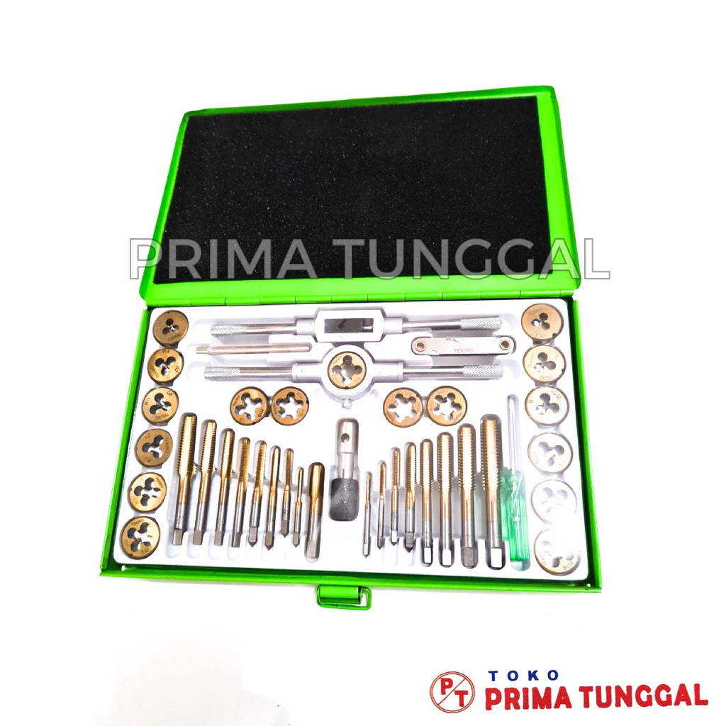 Hand Tap And Dies Tekiro Set 40 pcs Tap Senai Set Tekiro 40 pcs ...